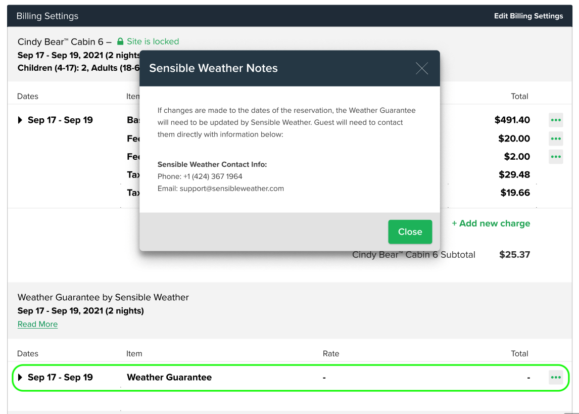 Weather Guarantee by Sensible Weather: General Info and FAQ